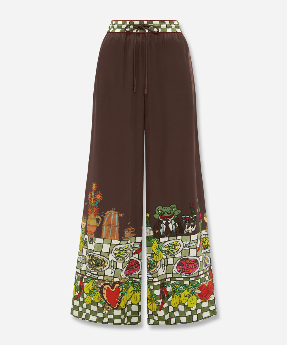 Fredo Silk Pant | The Forme