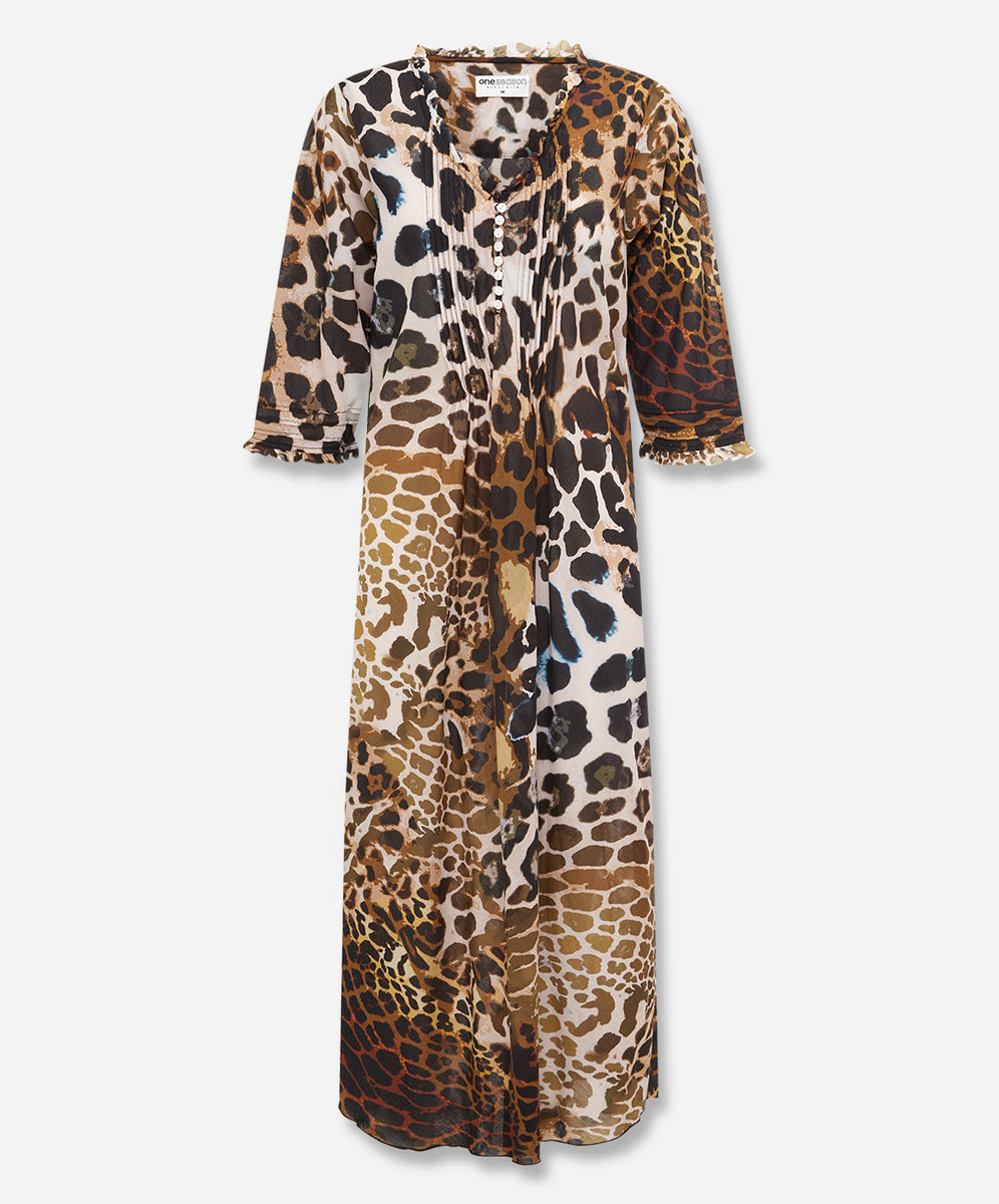 Lipari Long Poppy Dress | The Forme